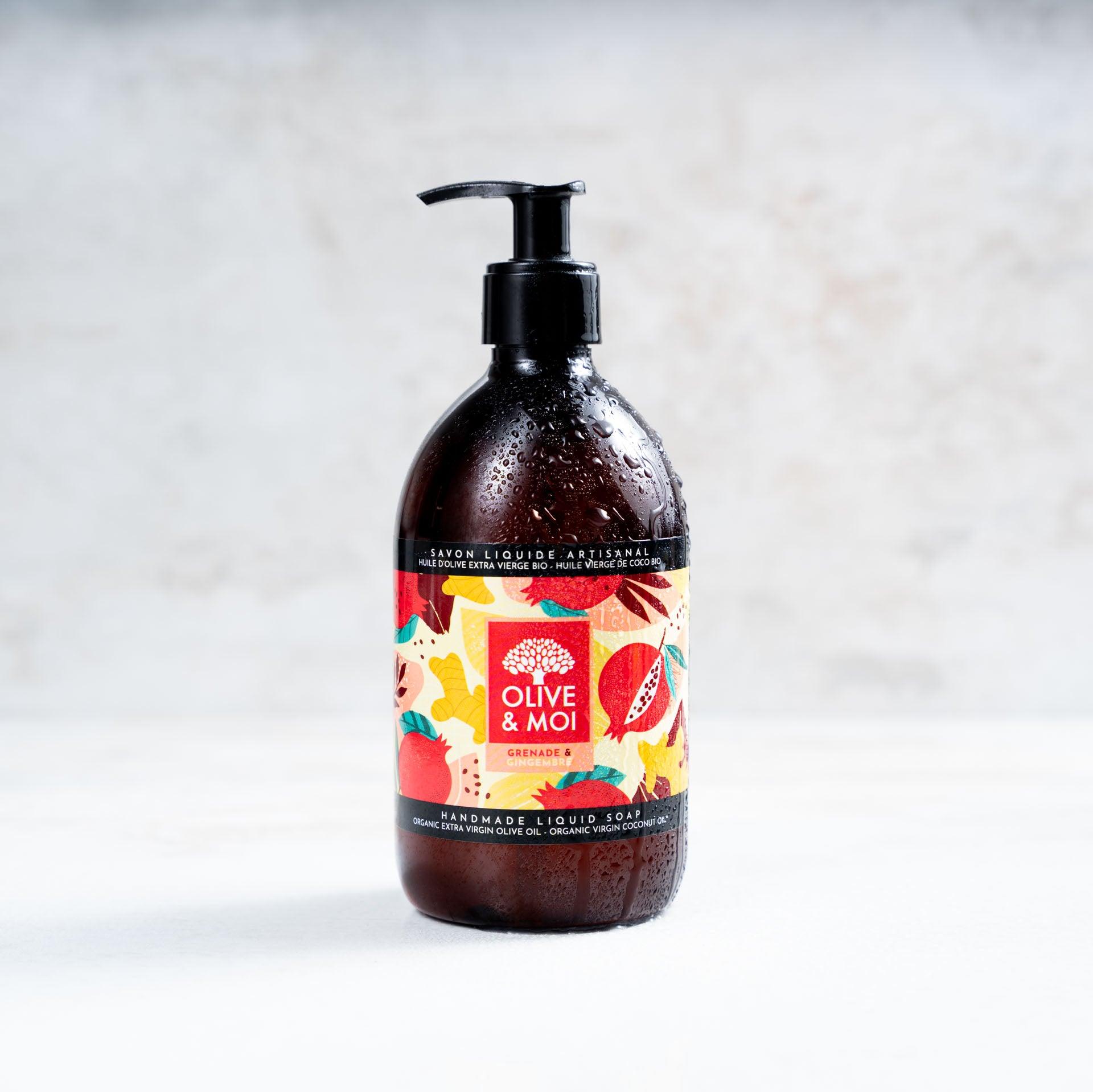 Pomegranate & Ginger Liquid Aleppo Soap (500ml) – Aleppo Tree